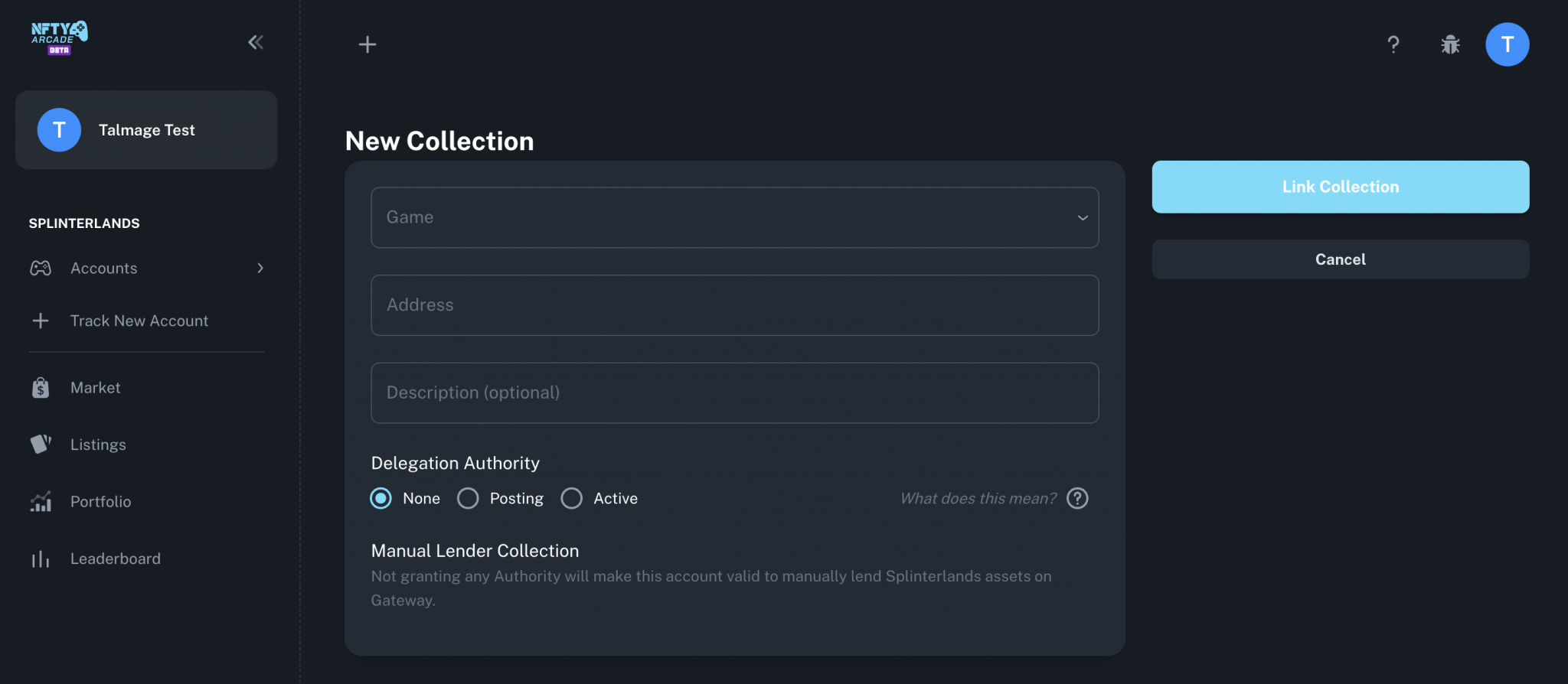 How to create an NFTy Arcade account
